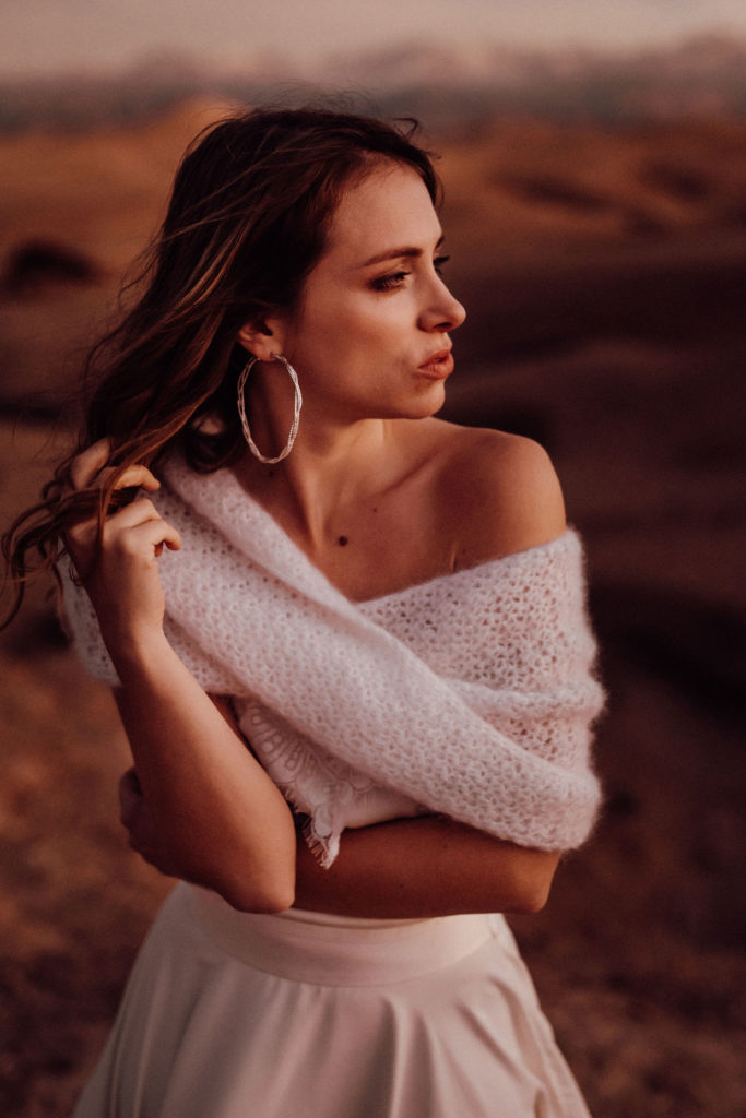 Brautjacke Emma aus Strick für das Standesamt von Labude Köln